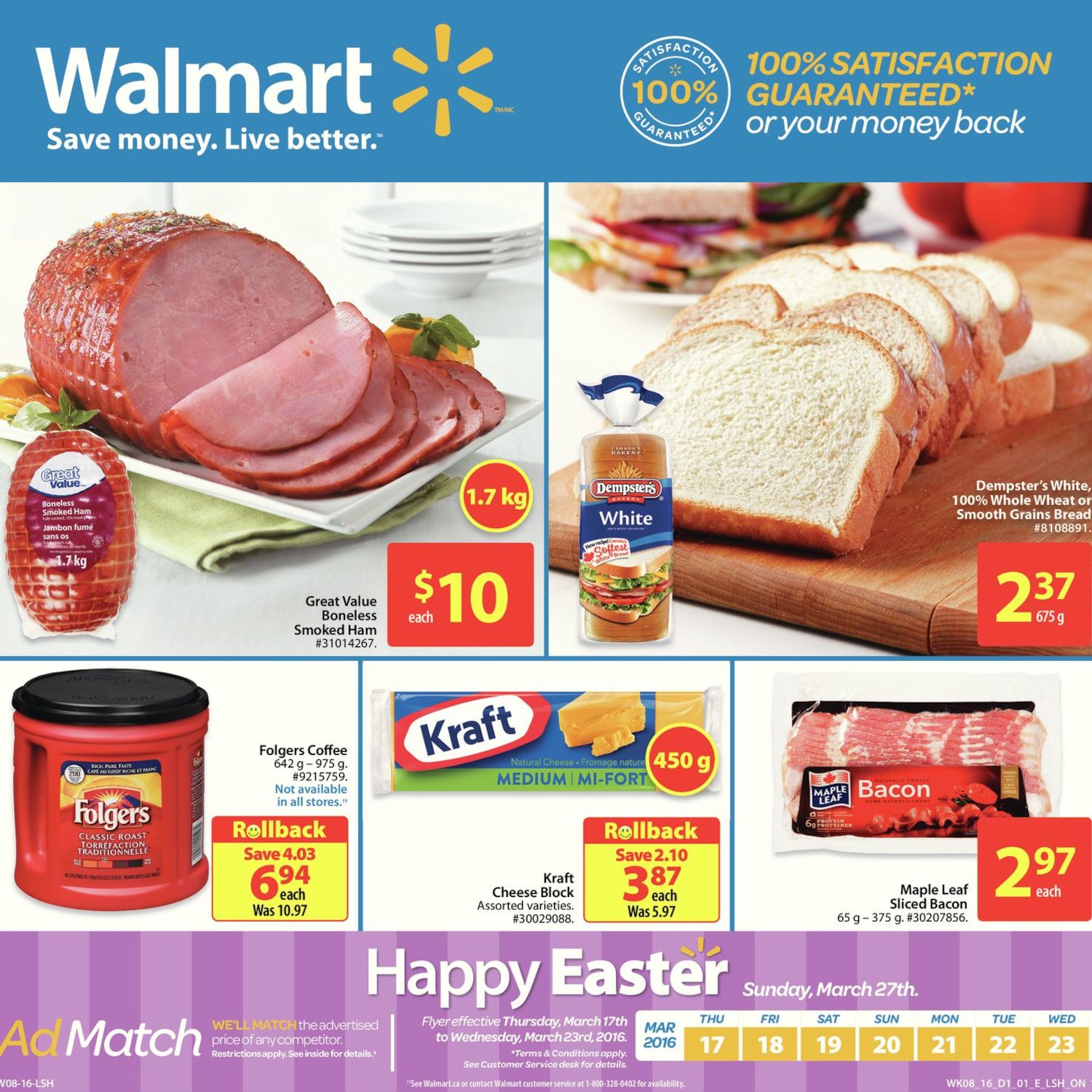 Walmart Weekly Flyer - Weekly - Happy Easter - Mar 17 – 23 ...