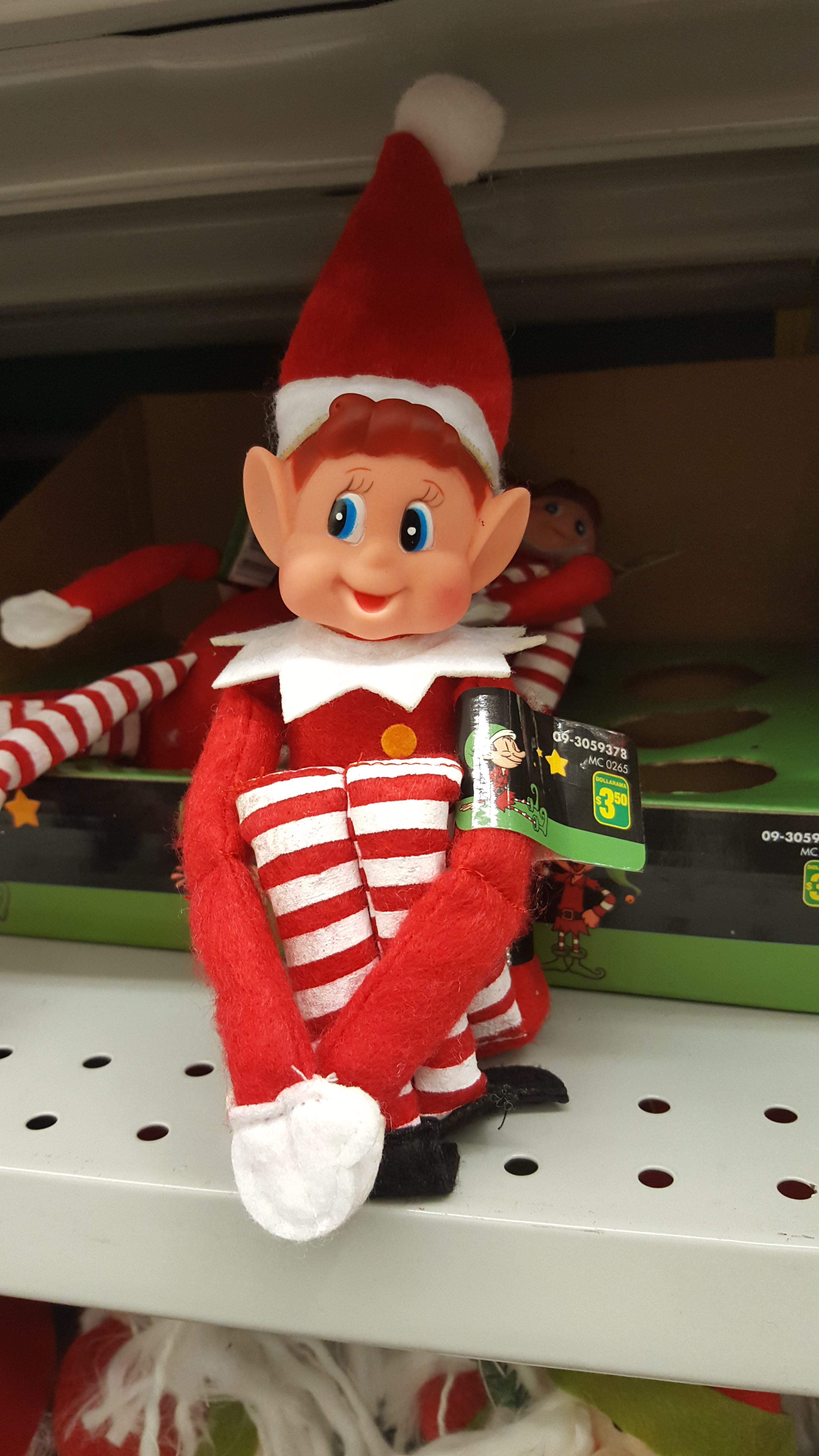 [Dollarama] Elf on a Shelf! Off brand from the land of misfit toys! $3. ...