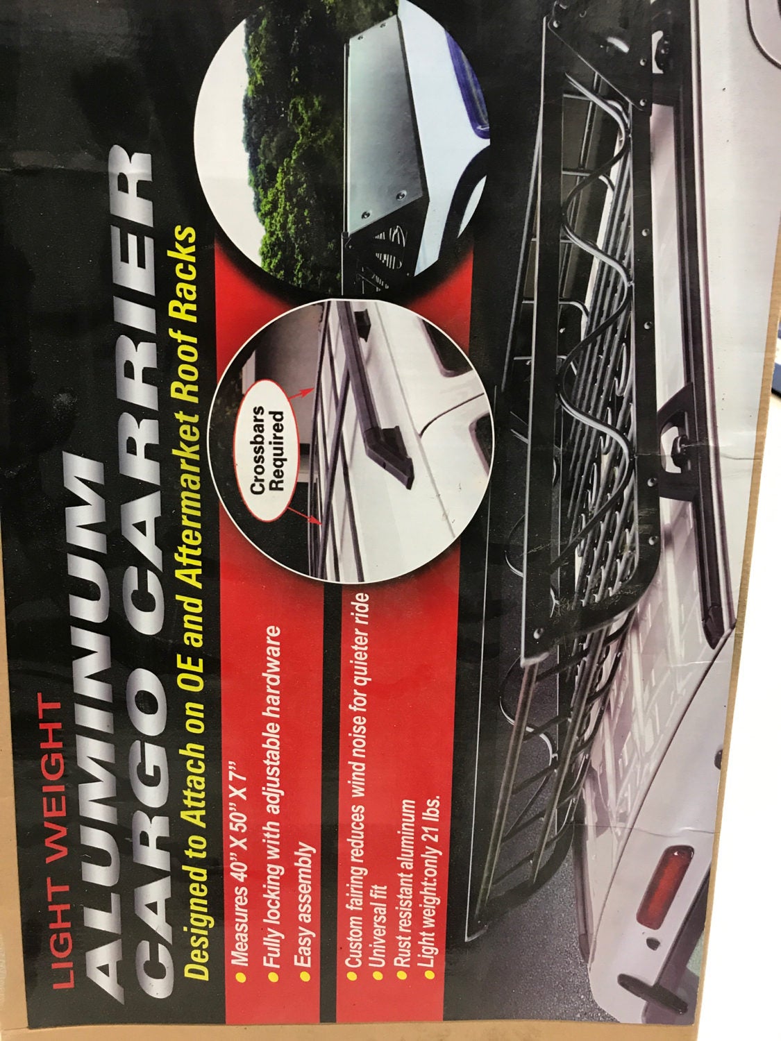 [Princess Auto] 250lb Aluminum Roof Mount Cargo Basket $95.33 ...