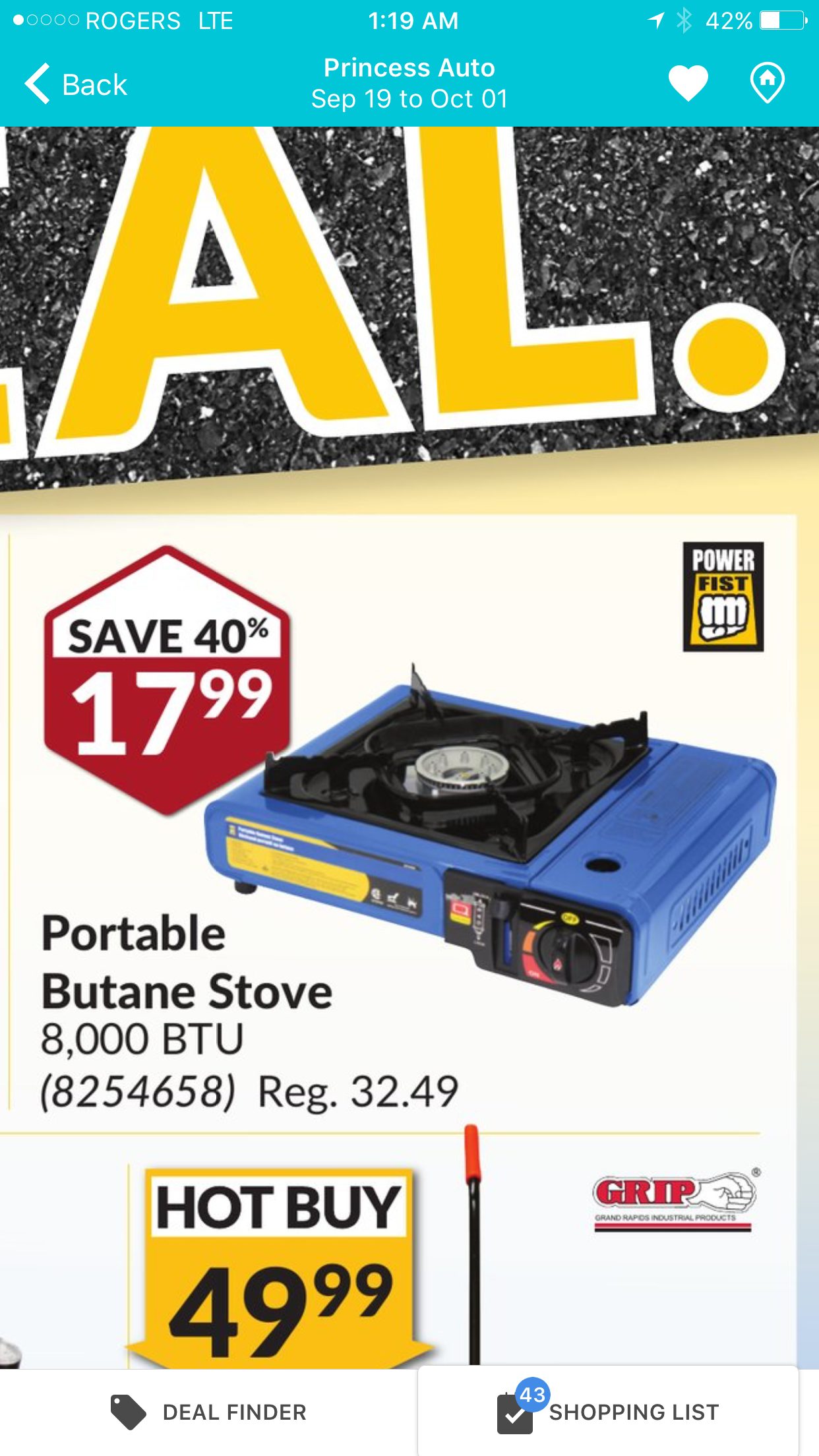 [Princess Auto] Powerfist portable butane stove $17.99 - RedFlagDeals ...