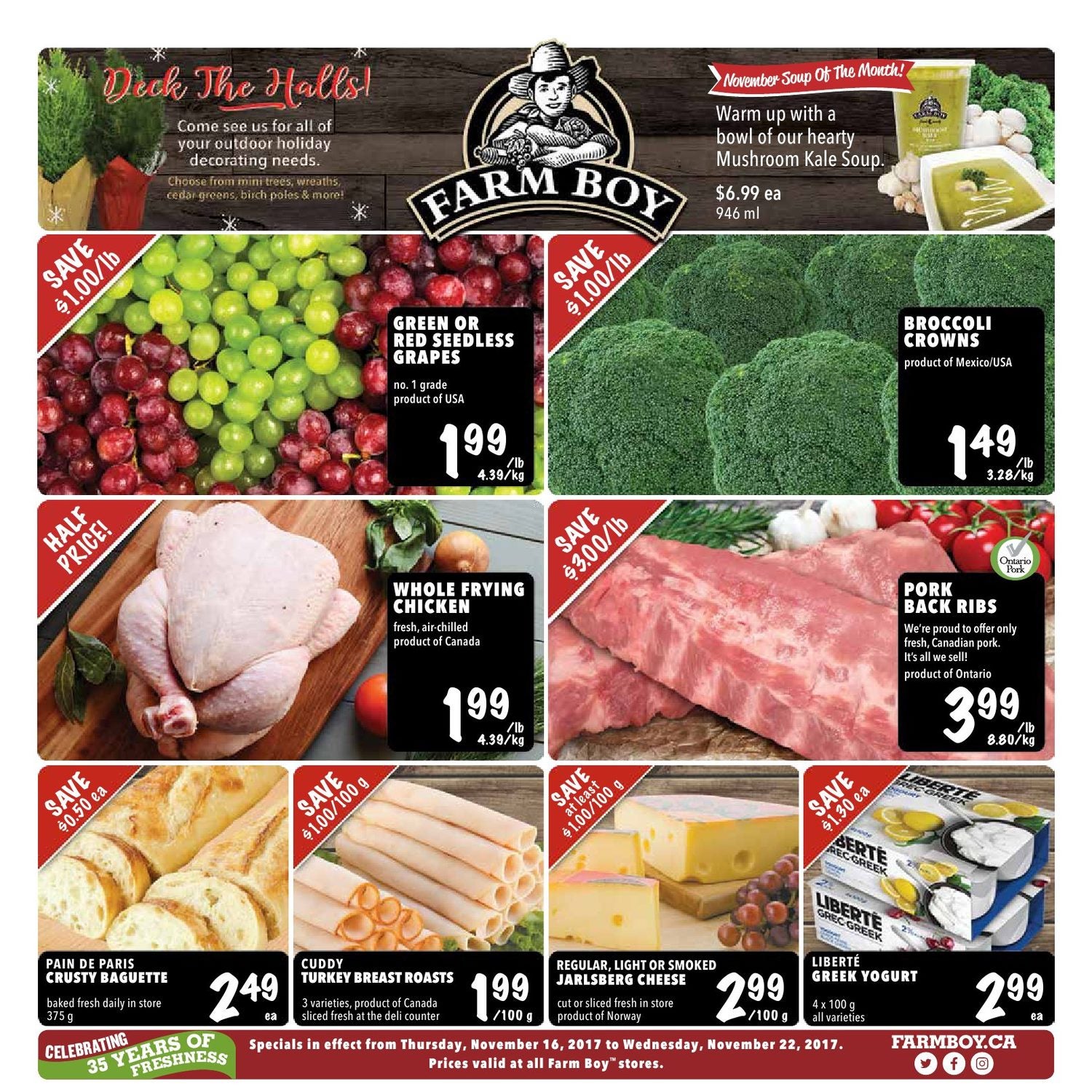 Farm Boy Weekly Flyer - Weekly Specials - Nov 16 – 22 - RedFlagDeals.com