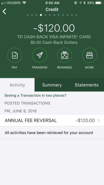 [TD Bank] Targeted, Cash Back Visa Infinite, 9% first 3 months, FYF ...