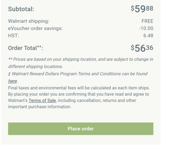 [Walmart] $10 off your FIRST order of $50 or more Grocery items. Use ...