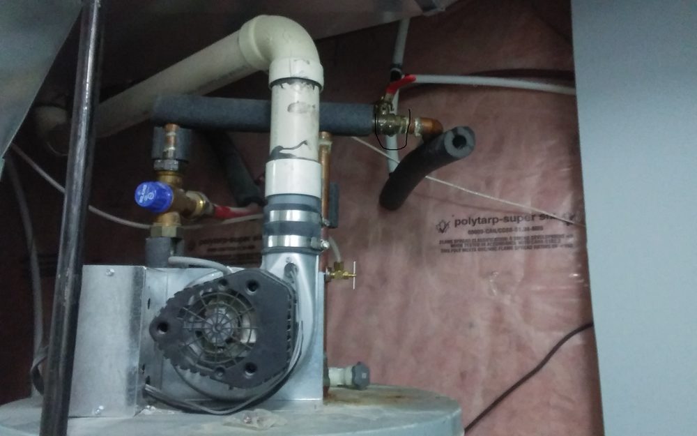 Hot water gushing from gas water heater overflow pipe - RedFlagDeals ...