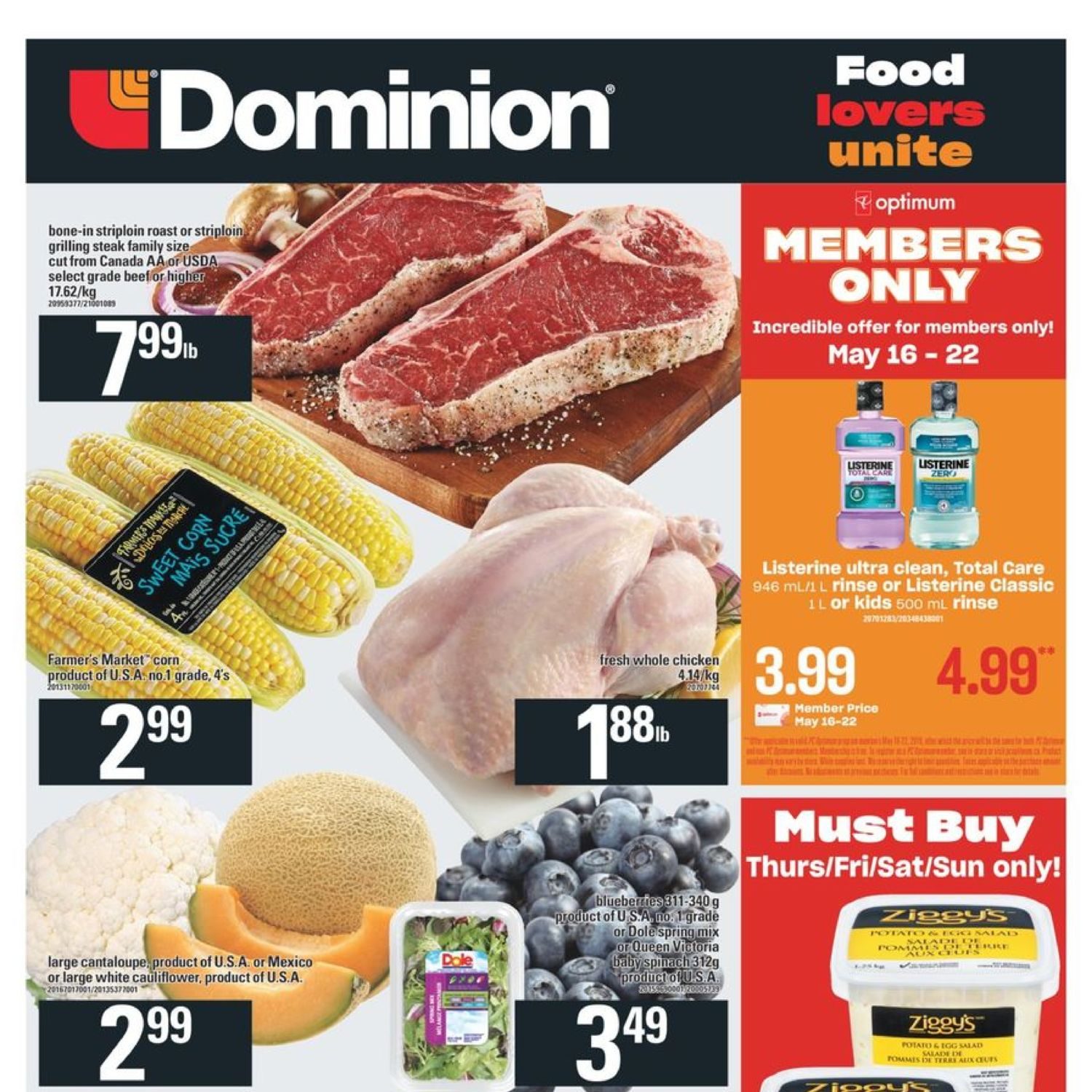 Dominion Weekly Flyer - Weekly Specials - May 16 – 22 - RedFlagDeals.com