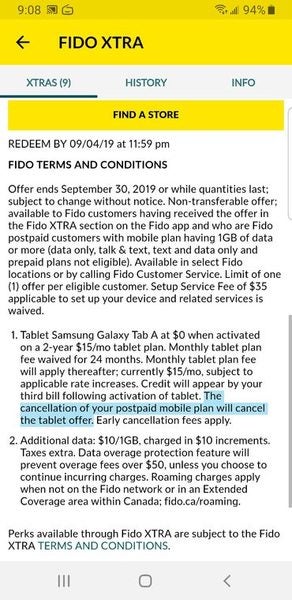 [Fido] [Fido XTRA] Get a $0 tablet on a FREE 2-year tablet plan ...