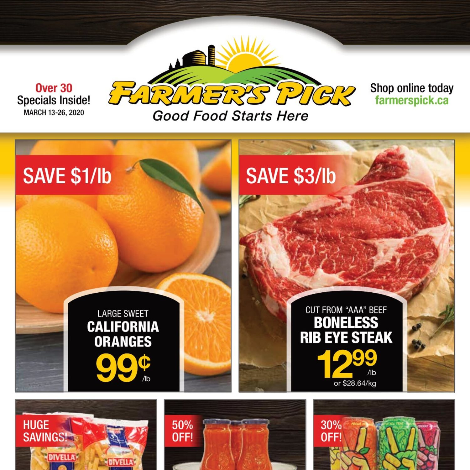 Farmers Pick Weekly Flyer - 2 Weeks of Savings - Mar 13 – 26 ...