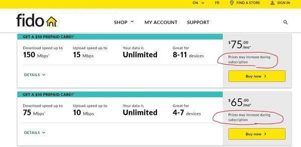 [Fido] 150u Home Internet for $45/month + 9GB Cell Phone Plan for $40 ...