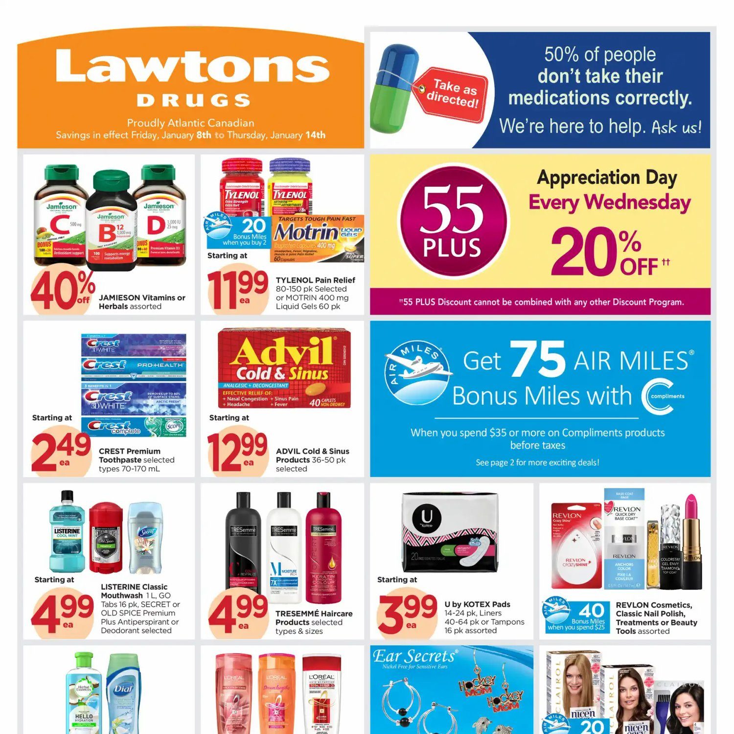 Lawtons Drugs Weekly Flyer - Weekly - Jan 8 – 14 - RedFlagDeals.com