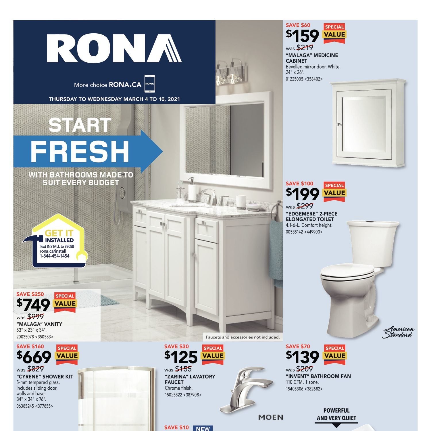 Rona Weekly Flyer - Weekly Deals - Start Fresh - Mar 4 – 10 ...