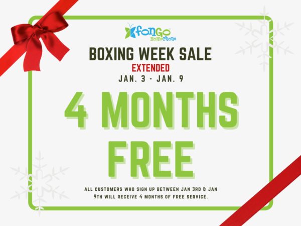 [Fongo] Fongo Home Phone [VOIP] - 4 Months Free Service (New Signup ...