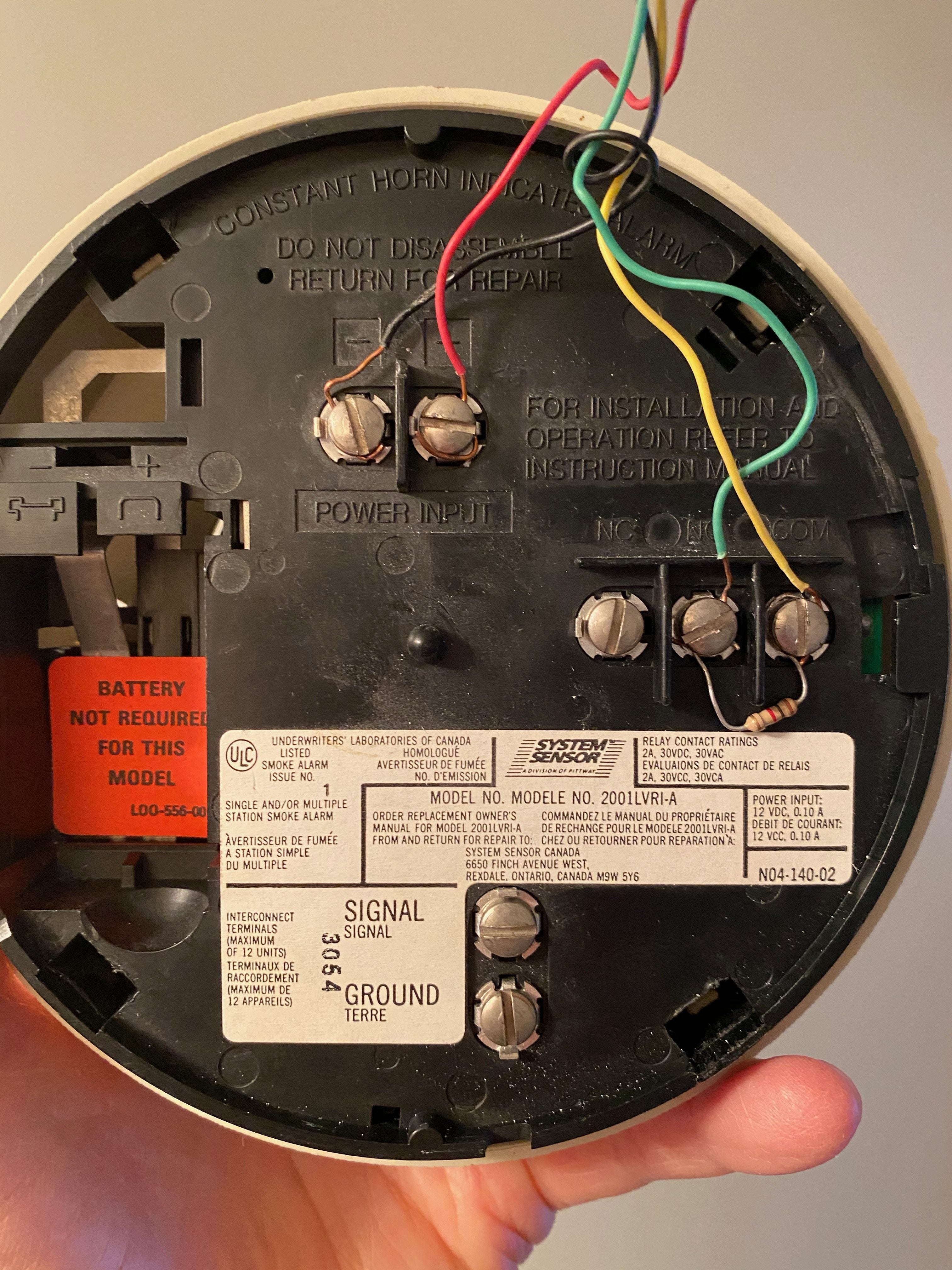 Smoke Alarm - 4 Wire (Low Voltage) - Help for Neighbor - RedFlagDeals ...