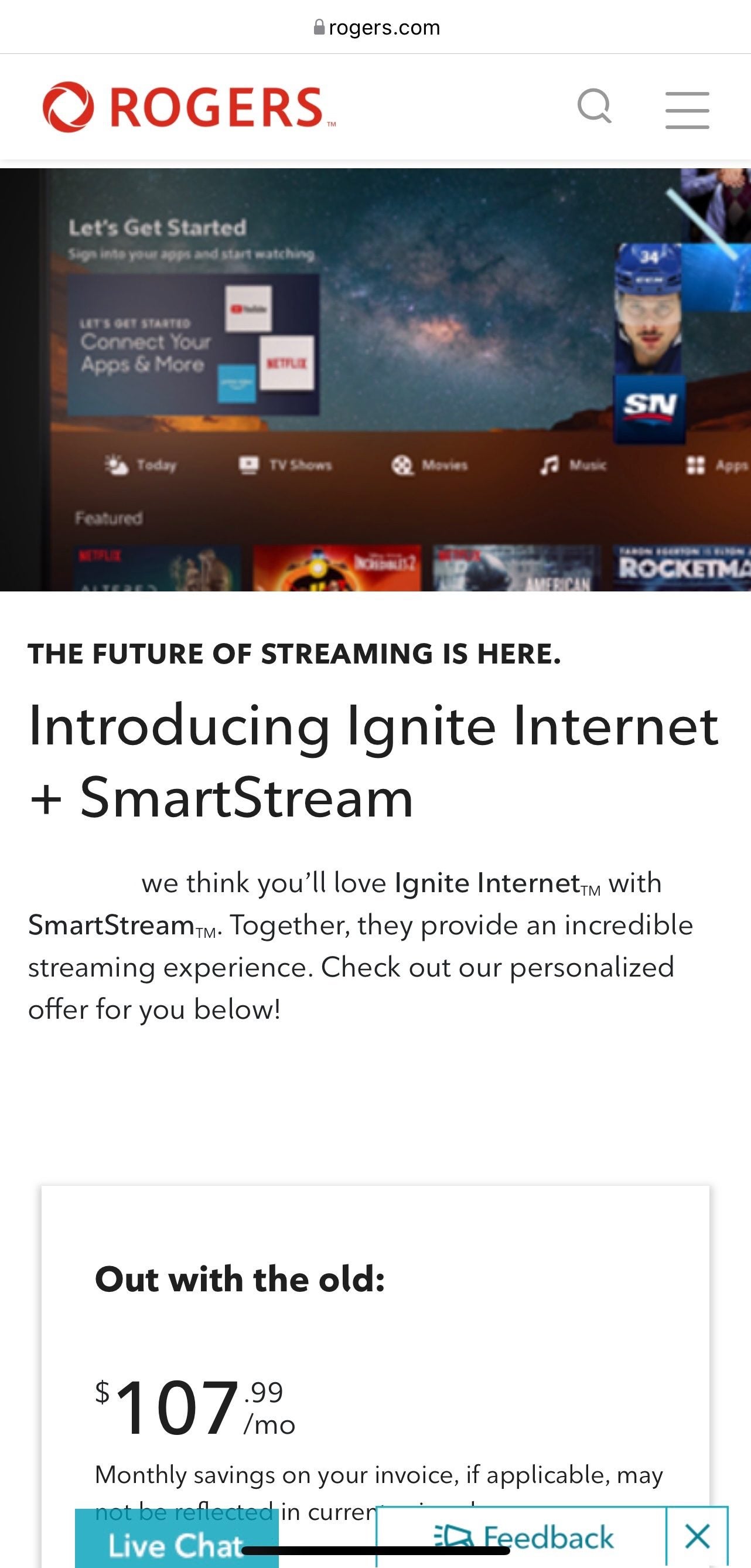 [Rogers] Rogers Ignite internet 1gbps $49.99 *possible ymmv ...