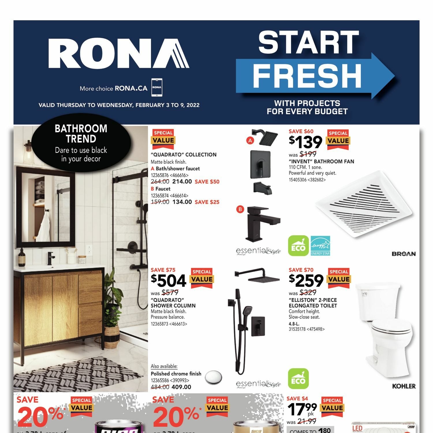 Rona Weekly Flyer - Building Centre - Weekly Deals - Feb 3 – 9 ...