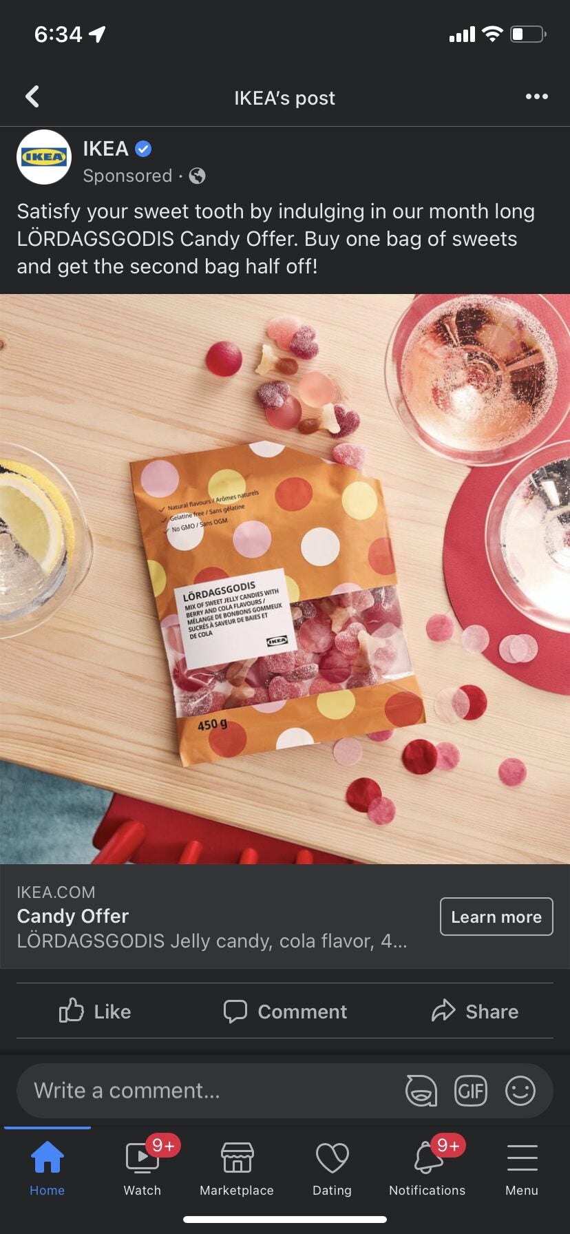 [IKEA] LÖRDAGSGODIS gummies buy one get one 50% in store only ...