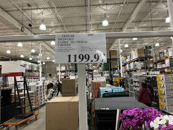[Costco] Medford fabric sectional $1799.99 -$400 at Markham location ...