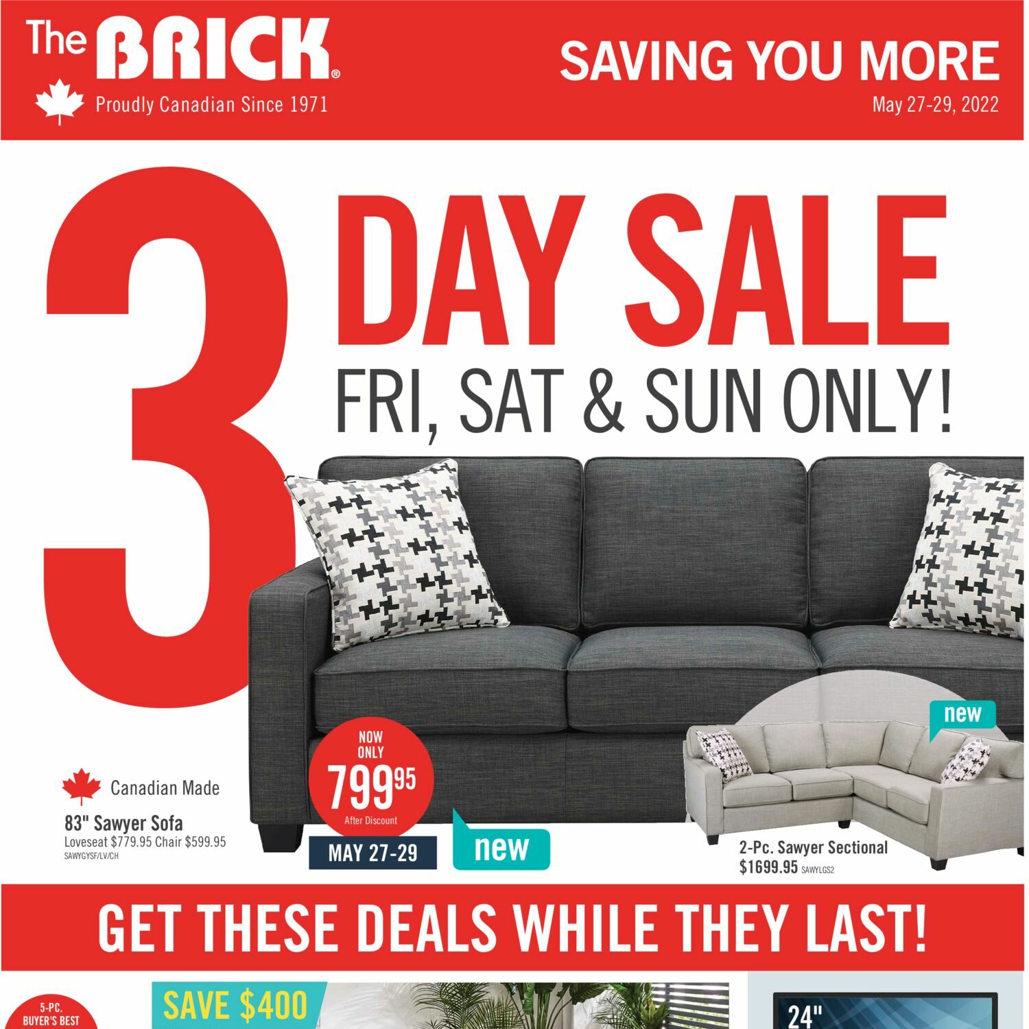 The Brick Weekly Flyer - Saving You More - Buy Now, Pay Later - May 24 ...