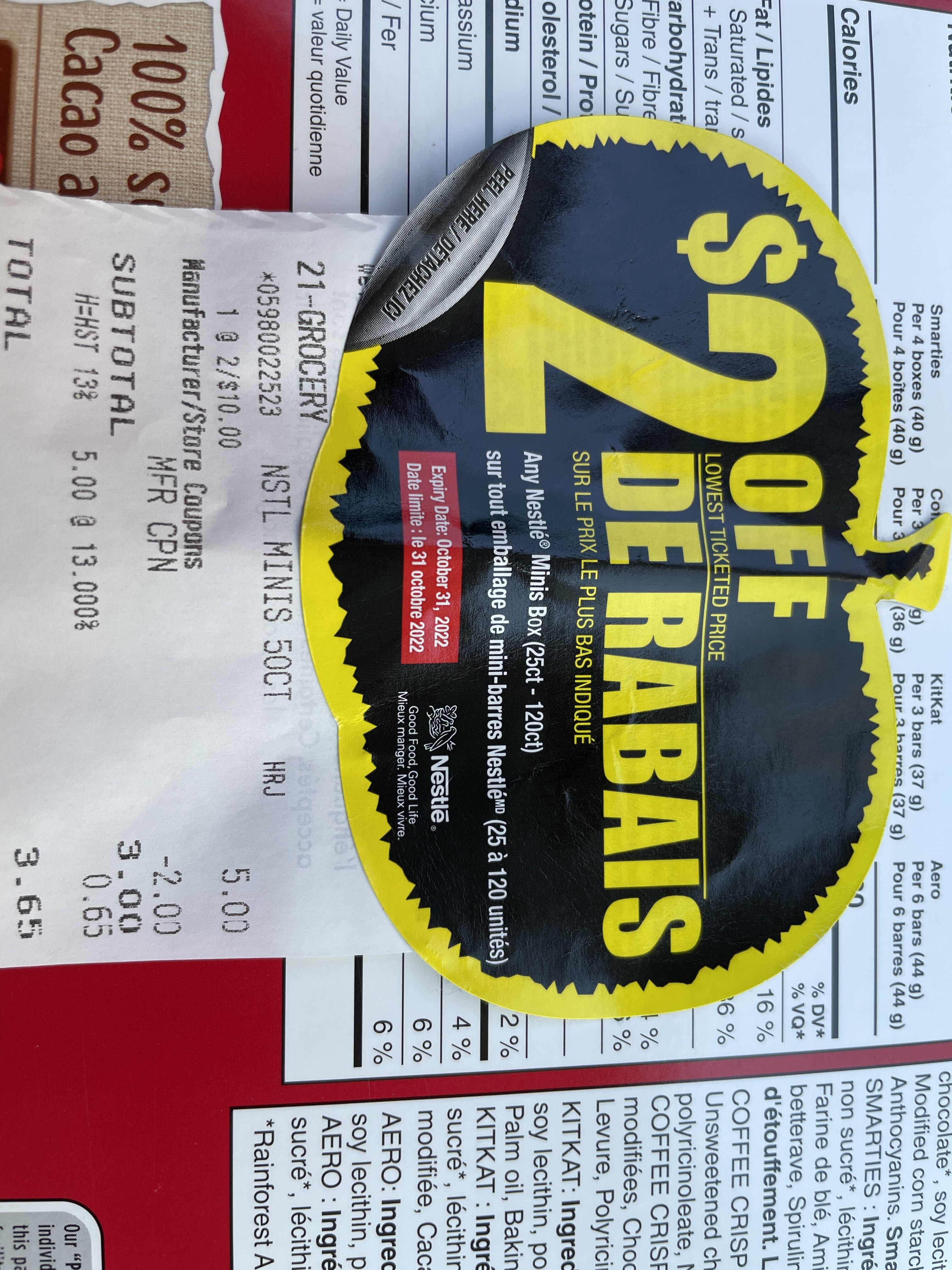 [Foodbasics/ No Frills] Lowest Price of 2022! $3 Nestle Minis 50 Count ...