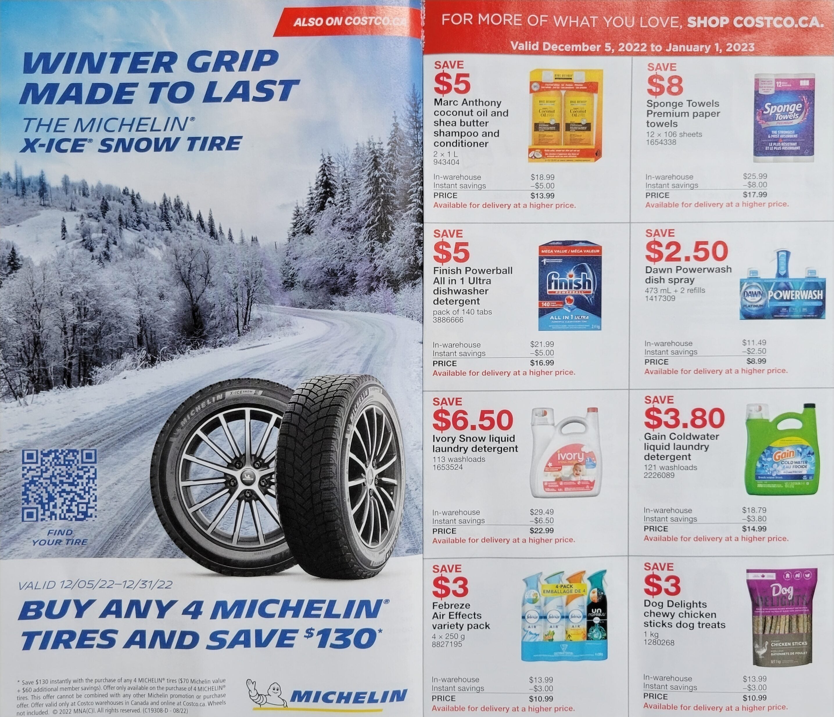 [Costco] Costco Monthly booklet coupons Dec 5th 2022 to Jan 1st 2023 ...