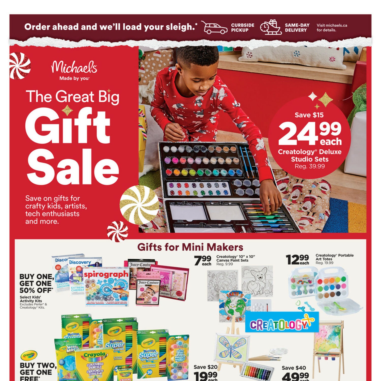 Michaels Weekly Flyer - Weekly Deals - The Great Big Gift Sale - Dec 9 ...