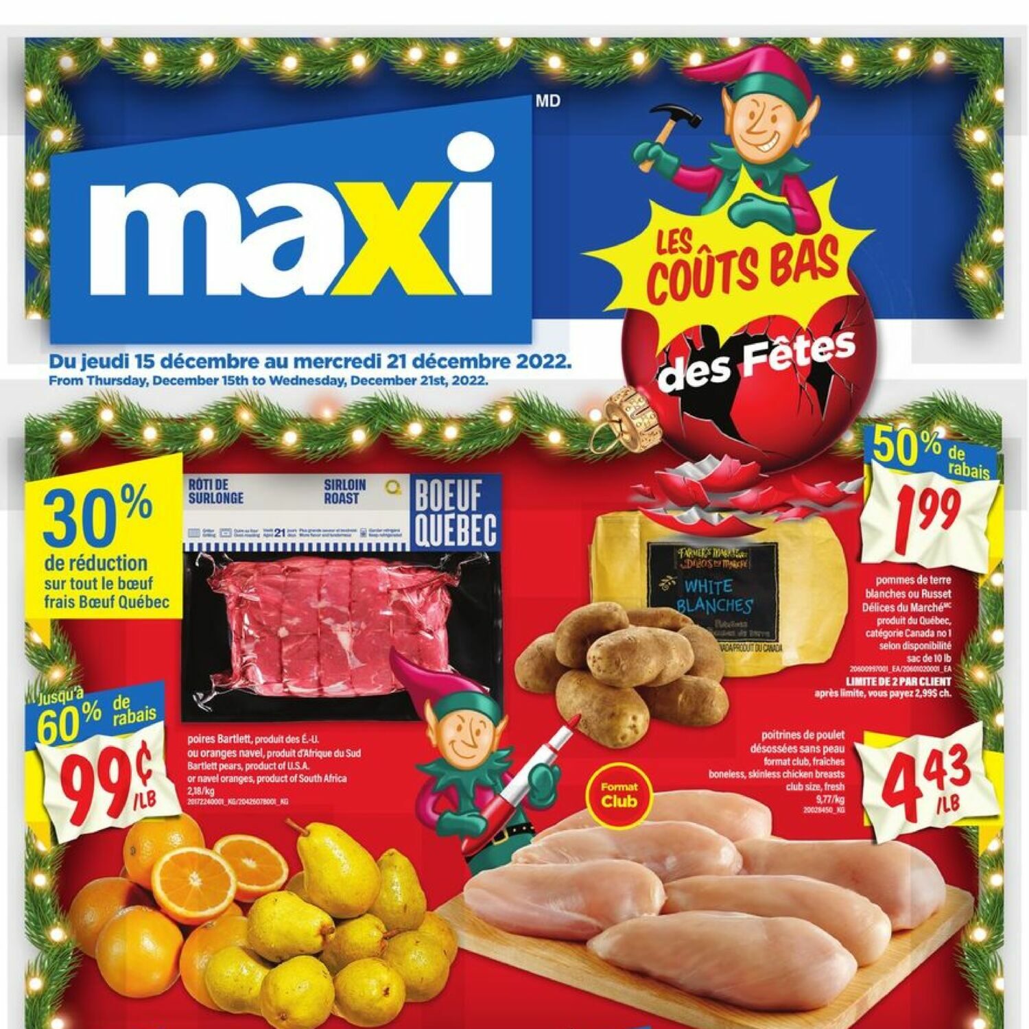 Maxi Weekly Flyer - Weekly Savings - Dec 15 – 21 - RedFlagDeals.com