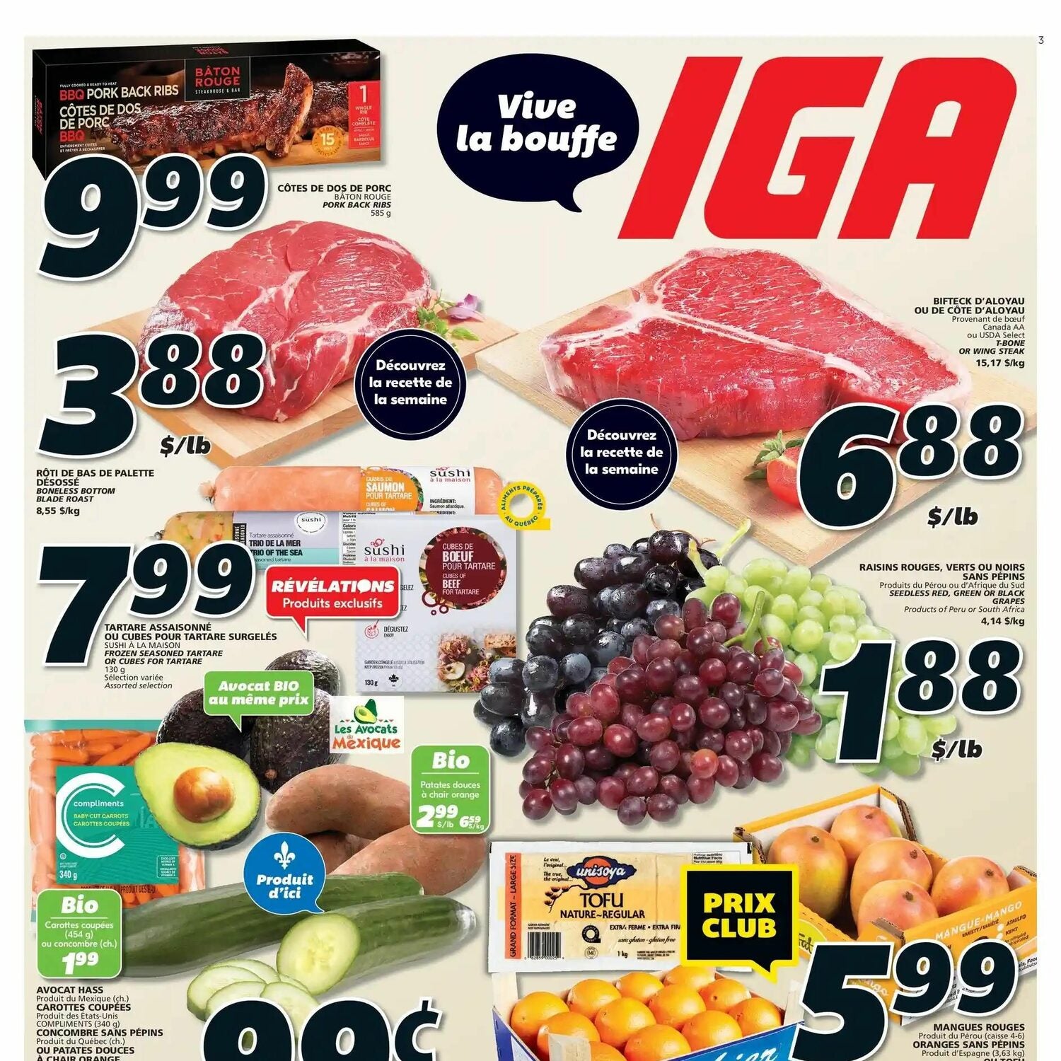 IGA Weekly Flyer - Weekly Savings (QC) - Jan 5 – 11 - RedFlagDeals.com
