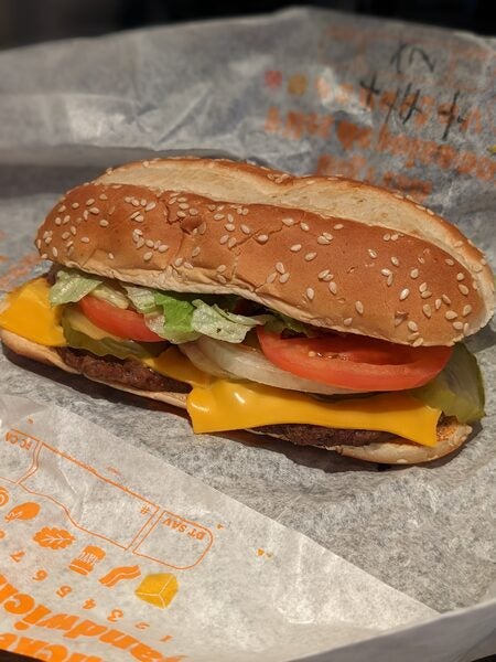 [Burger King] mix n’ match the Extra Long Cheeseburger and Original ...