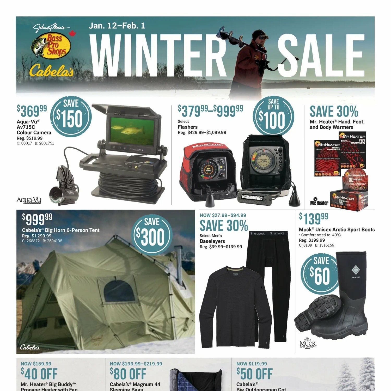 Bass Pro Shops Weekly Flyer - Winter Sale (NS) - Jan 12 – Feb 1 ...