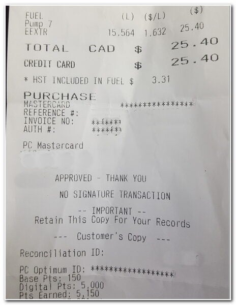 [Esso and Mobil] Earn 1000 PC Points for every $10 spent on gas ...