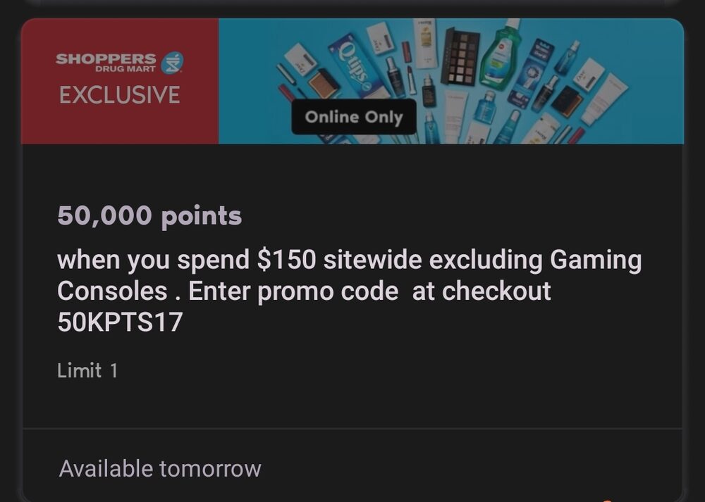 [Shoppers Drug Mart] Biggest Redemption Offer Makes a Comeback! 25K PCO ...