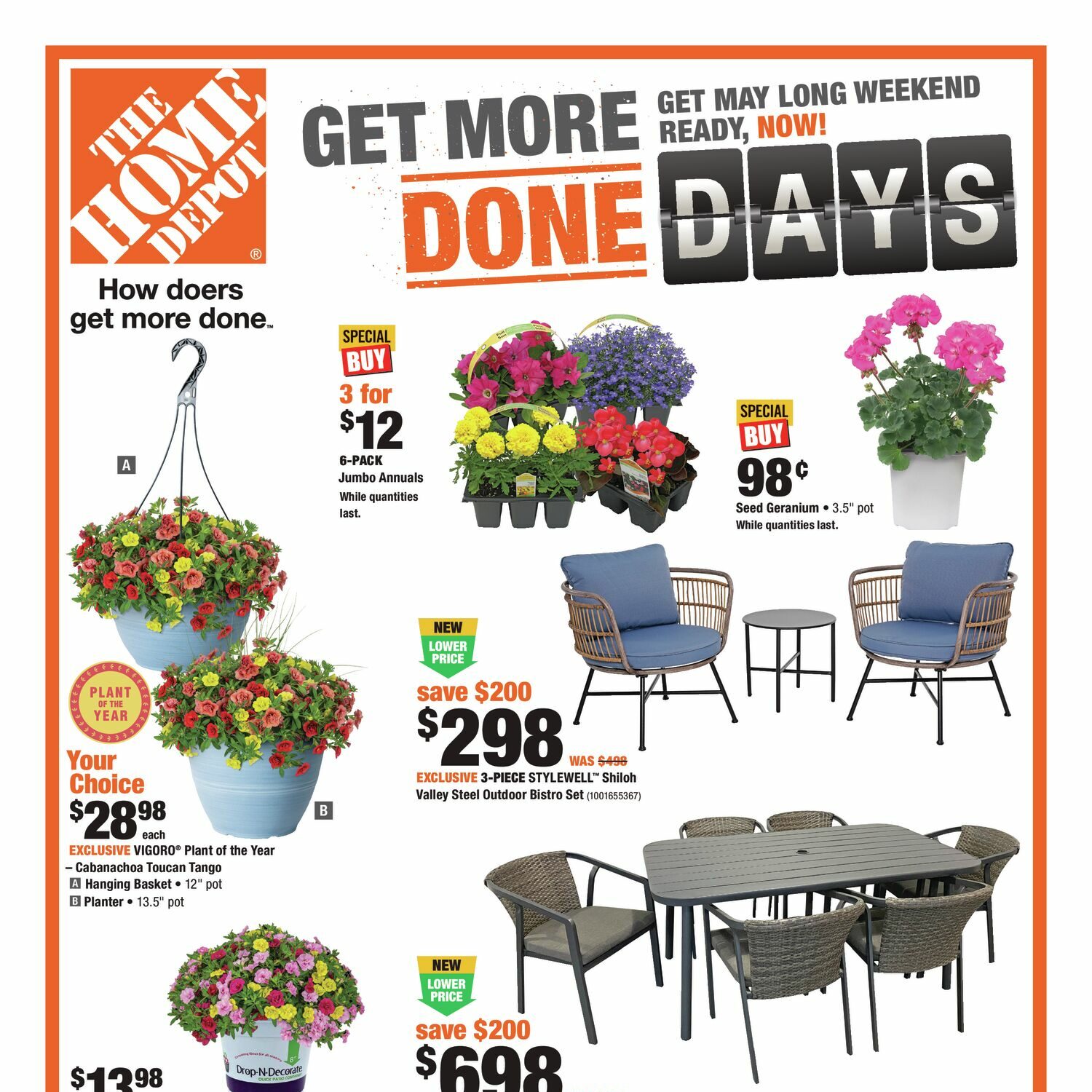Home Depot Weekly Flyer - Weekly Deals - Get More Done Days (BC) - May ...