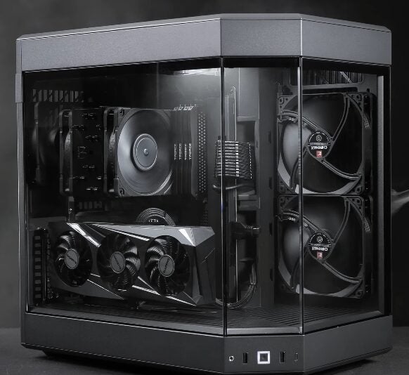 [Amazon.ca] HYTE Y60 Modern Aesthetic Dual Chamber Panoramic Tempered ...