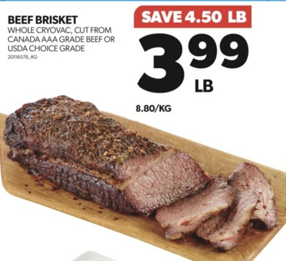 [Real Canadian Superstore] Beef brisket (AAA) - $3.99/lb - RedFlagDeals ...