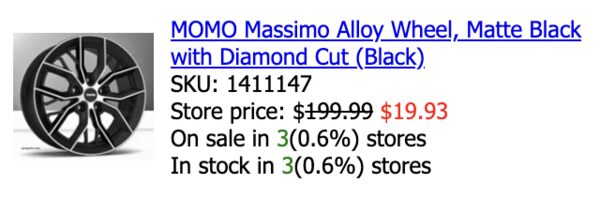 [Canadian Tire] MOMO Massimo Alloy Wheel/Rim, Matte Black w/Diamond Cut ...