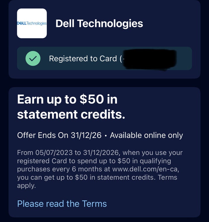 [American Express] Dell - Earn up to $50 or $100 in statement credits ...