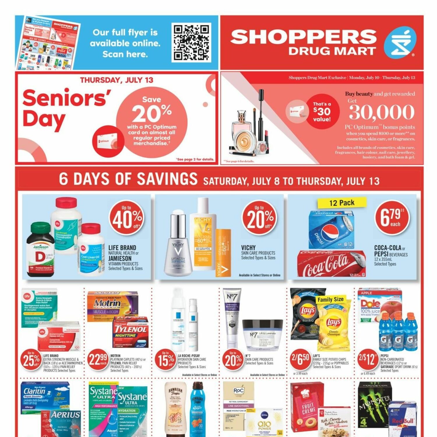 Shoppers Drug Mart Weekly Flyer - Weekly Savings (AB/SK) - Jul 8 – 13 ...