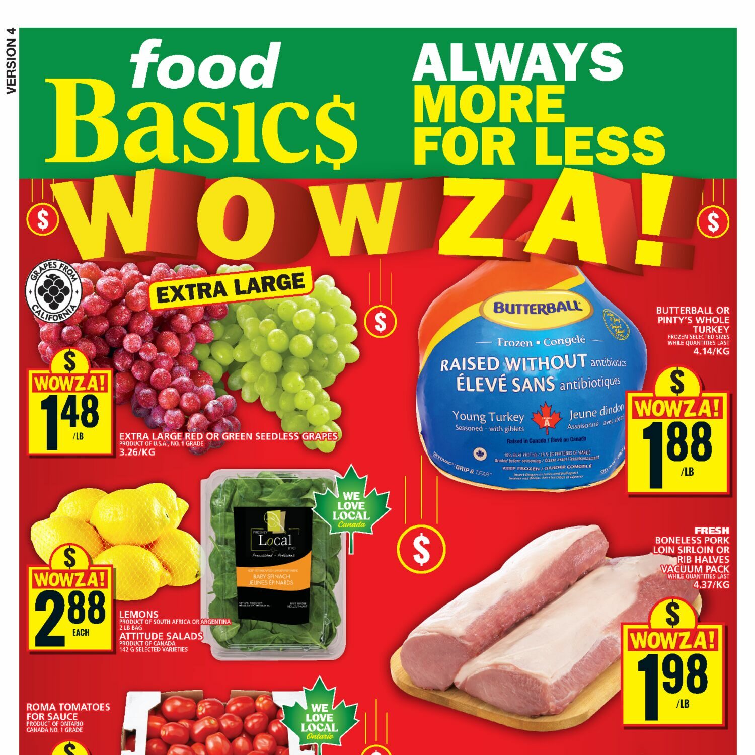 Foodbasics Weekly Flyer - Weekly Savings - Wowza (Toronto/GTA) - Aug 24 ...