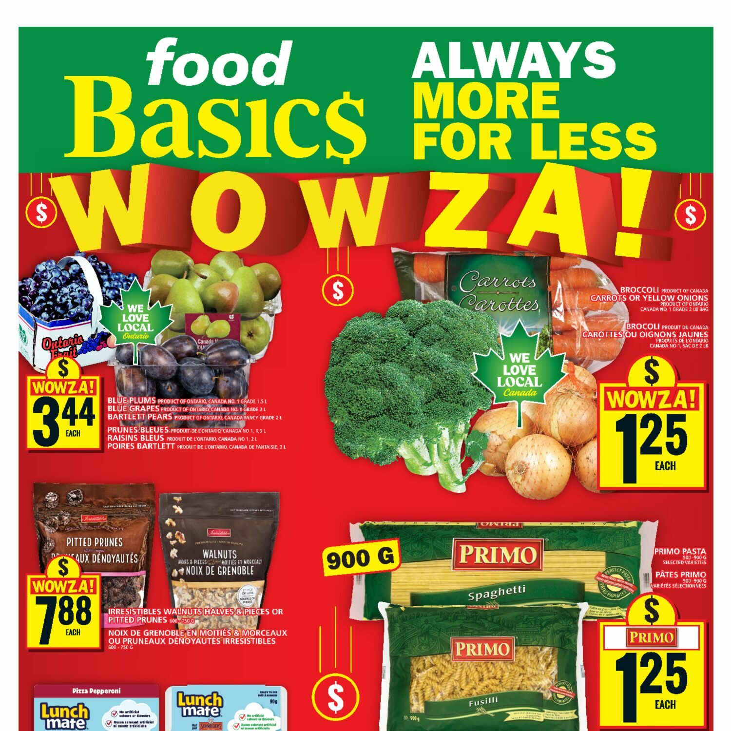 Foodbasics Weekly Flyer - Weekly Savings - Wowza (Ottawa Area/ON) - Aug ...