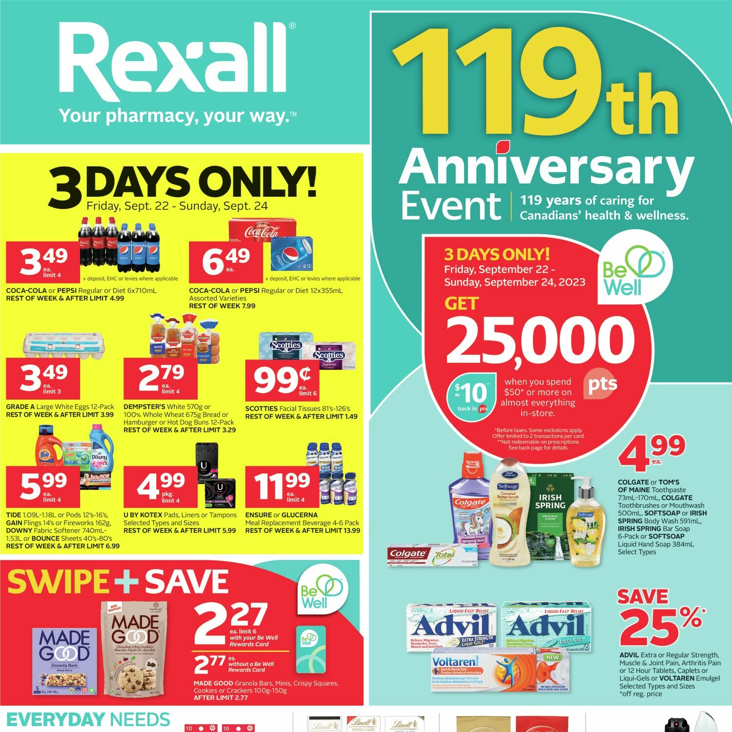 Rexall Weekly Flyer - Weekly Savings - 119th Anniversary Event (AB/SK ...