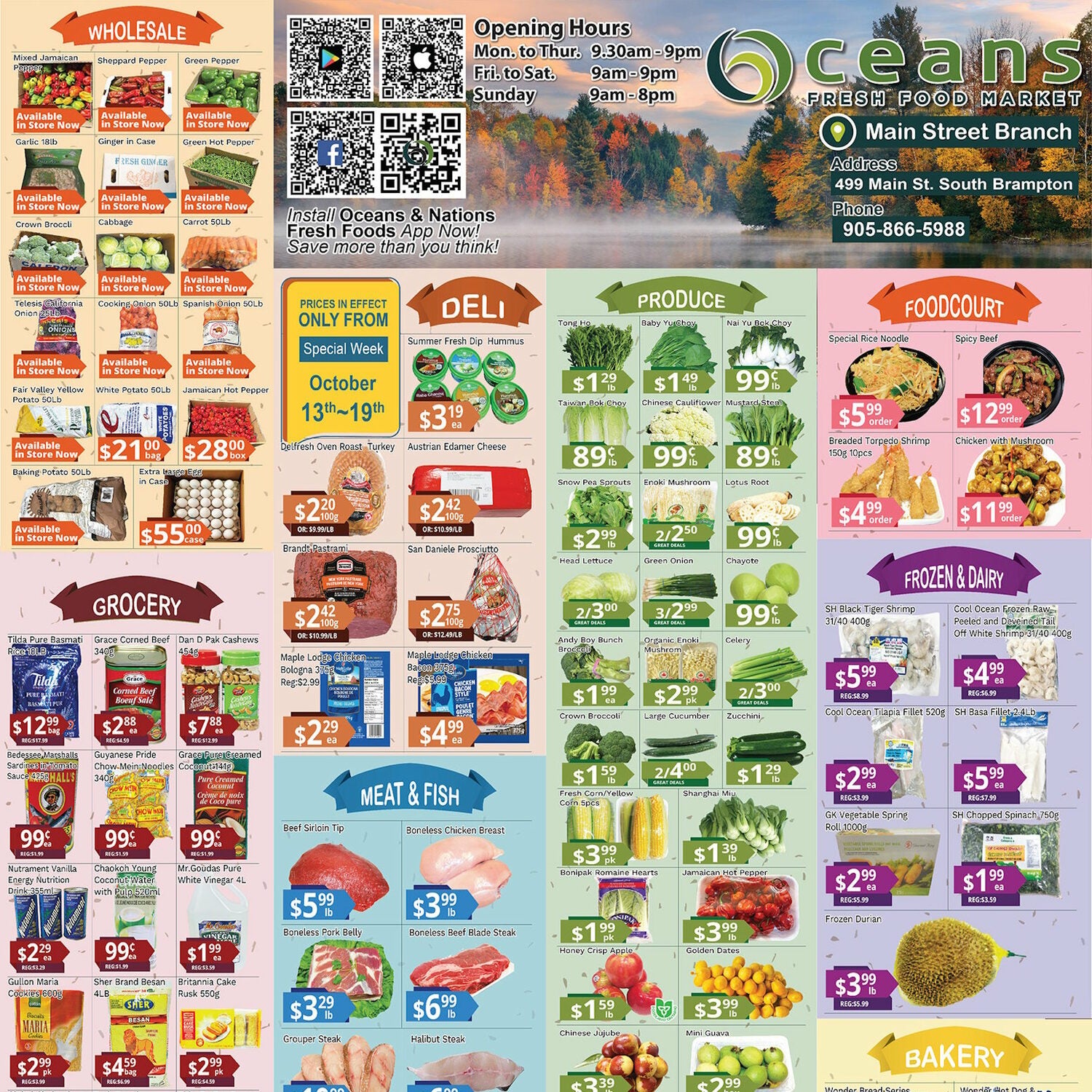 Oceans Fresh Food Market Weekly Flyer - Main St. Store Only - Weekly ...