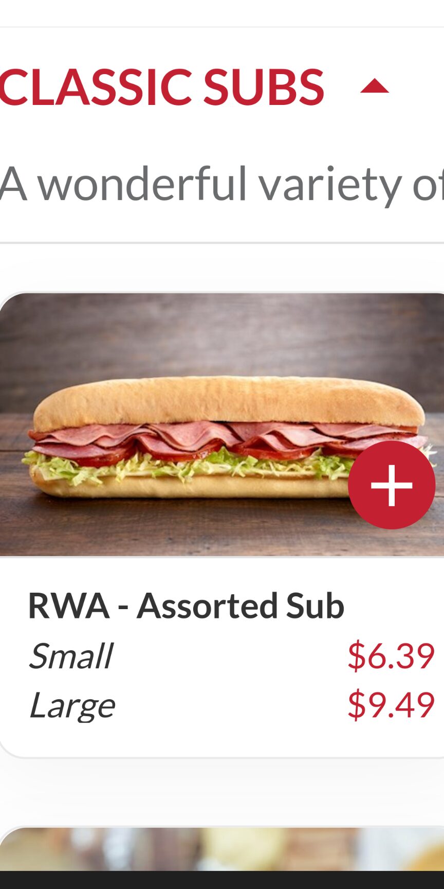 [Mr. Sub] Mr. Sub Buy one assorted sub & get one free, Fri Nov 3rd/23 ...
