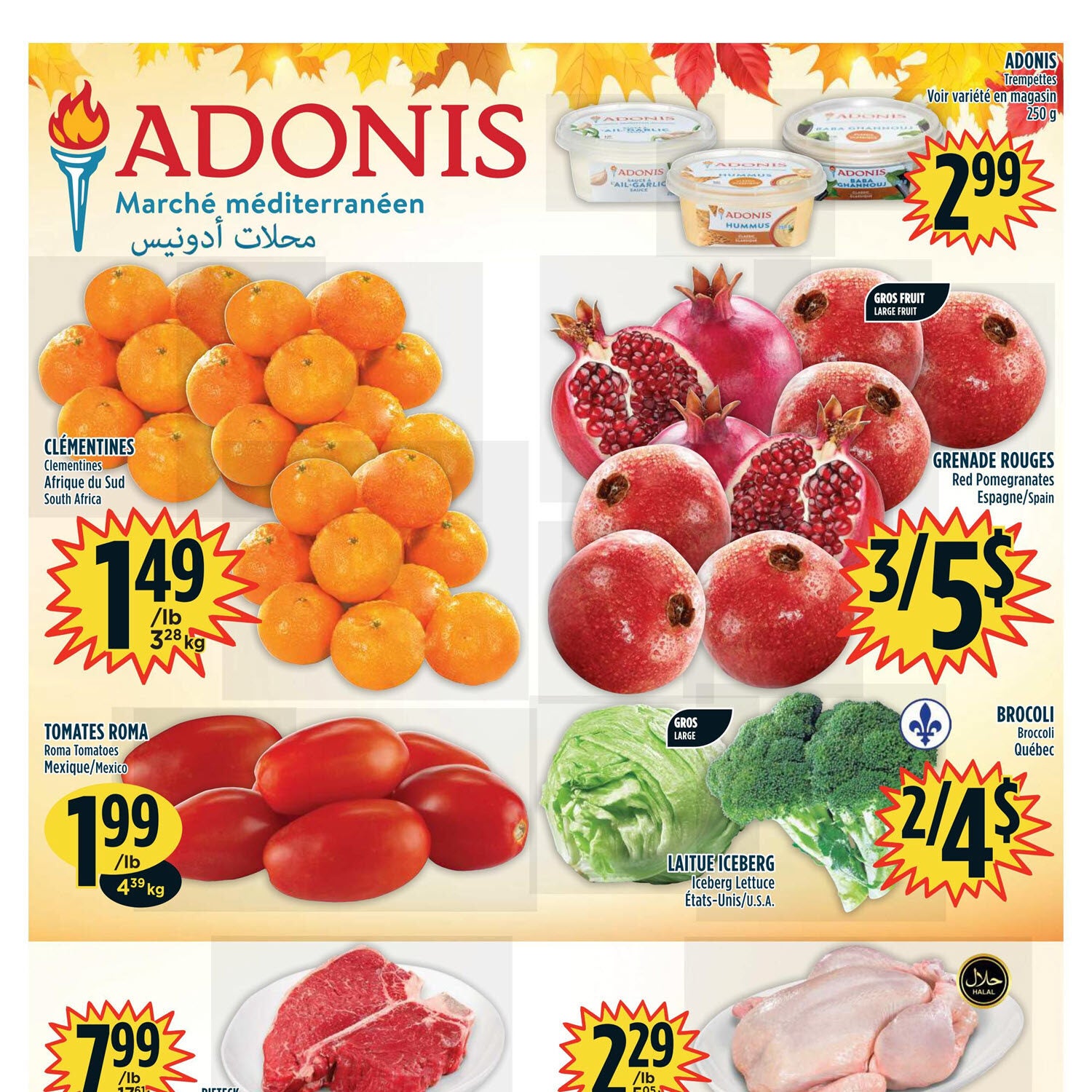Marche Adonis Weekly Flyer - Weekly Specials (QC) - Nov 2 – 8 ...