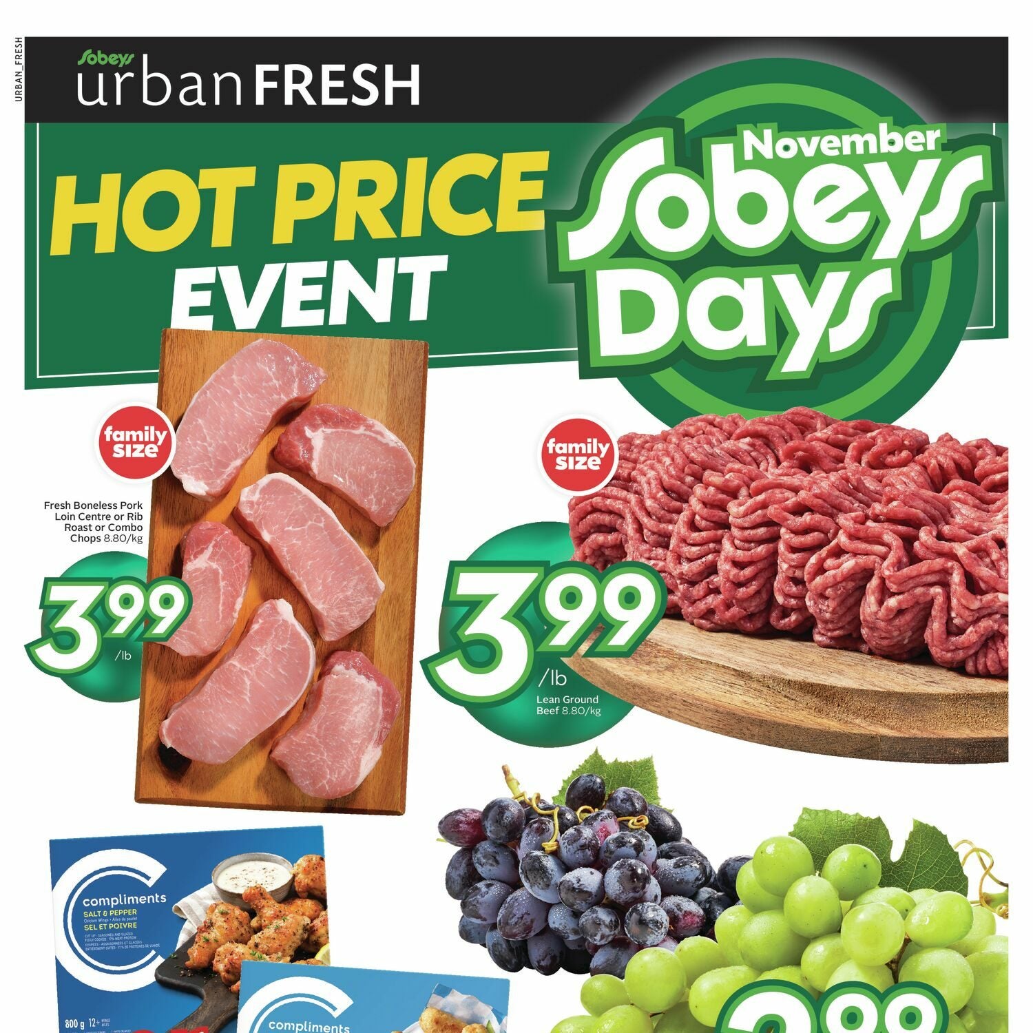 Sobeys Weekly Flyer - Urban Fresh - Spadina Store Only (ON) - Nov 16 ...
