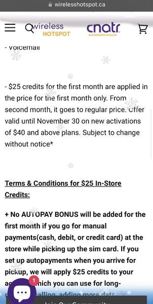 [Chatr Wireless] [Black Friday] $20/35GB @4G speeds for 24 Months, no ...