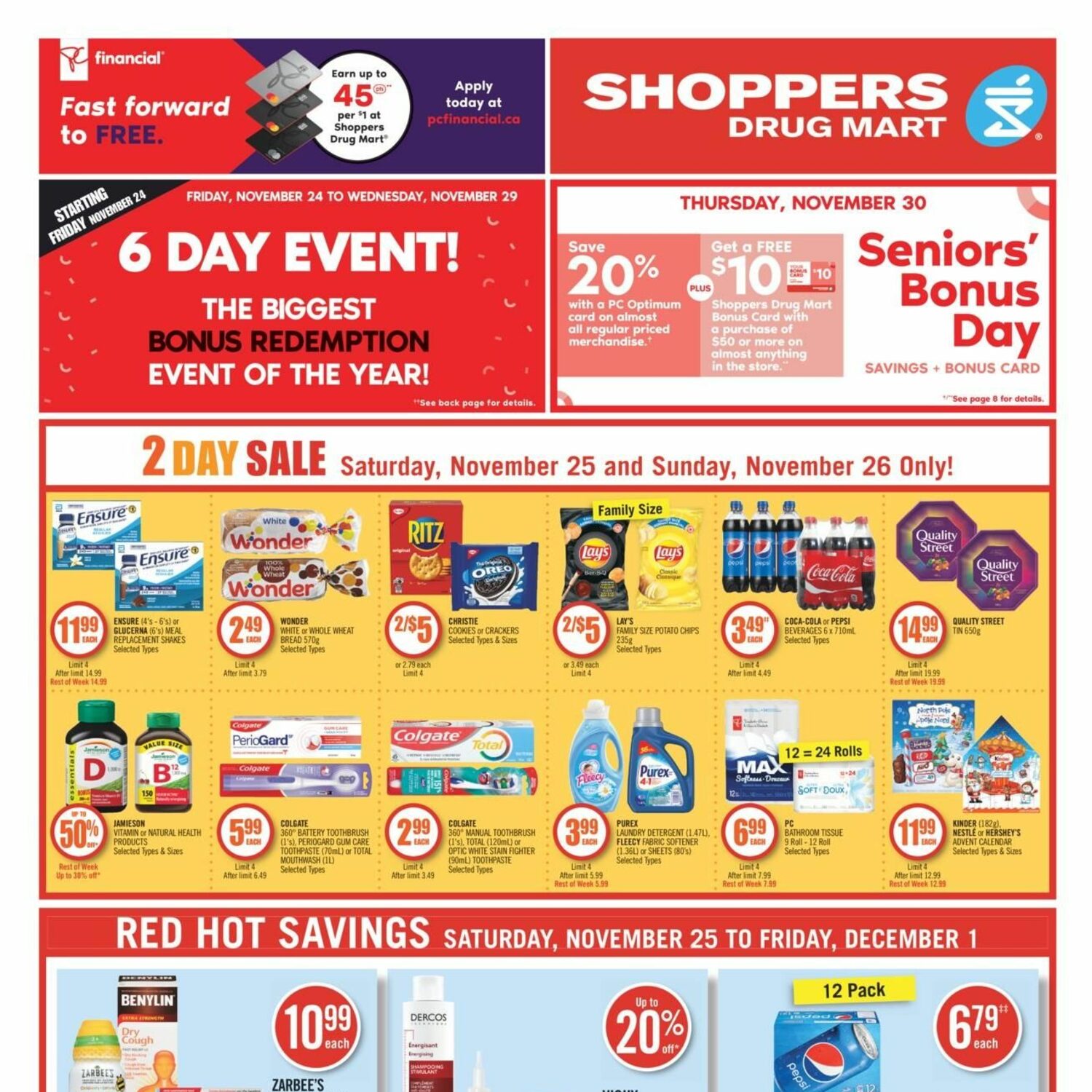 Shoppers Drug Mart Weekly Flyer - Weekly Savings (MB) - Nov 25 – Dec 1 ...