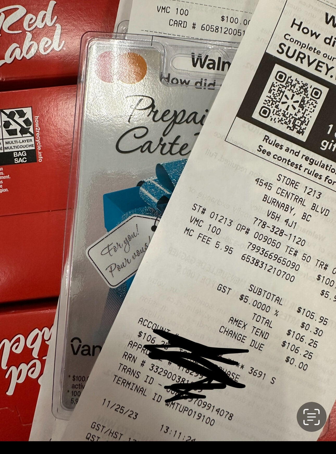 [Walmart] Buy a $100 Vanilla Mastercard and get a bonus $15 Walmart ...
