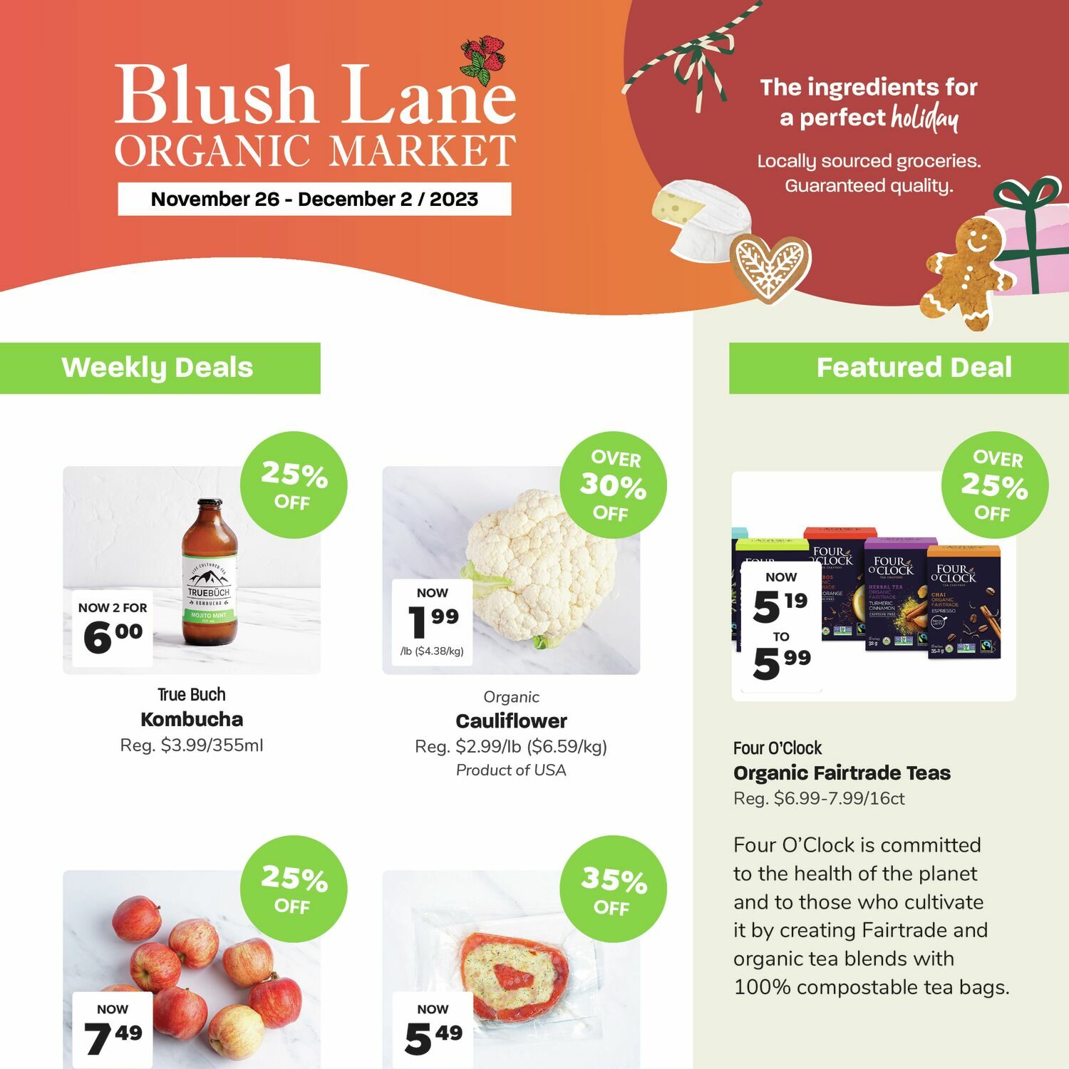 Blush Lane Organics Weekly Flyer - Weekly Specials - Nov 26 – Dec 2 ...