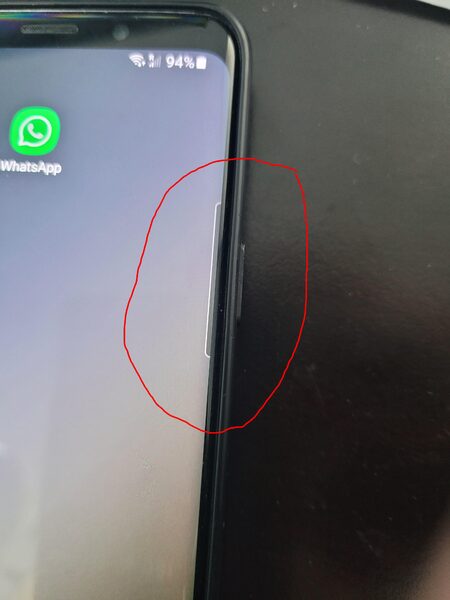 Strange line on my phone screen display - RedFlagDeals.com Forums