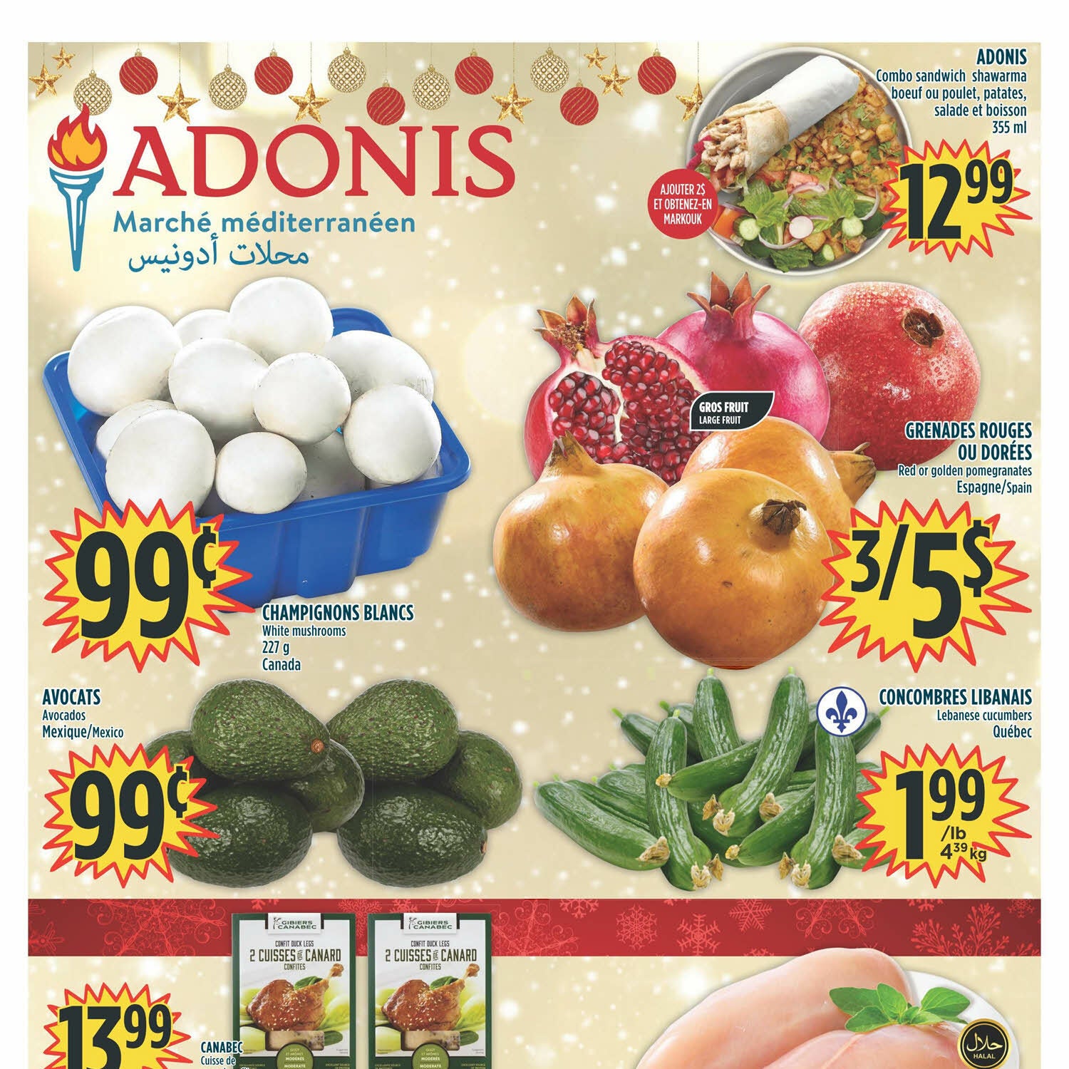 Marche Adonis Weekly Flyer - Weekly Specials (QC) - Dec 7 – 13 ...