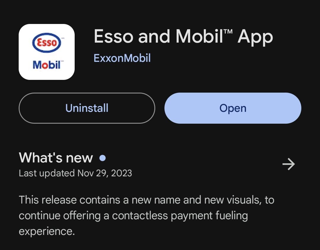 Speedpass+ Is Now The Esso Mobil App - RedFlagDeals.com Forums